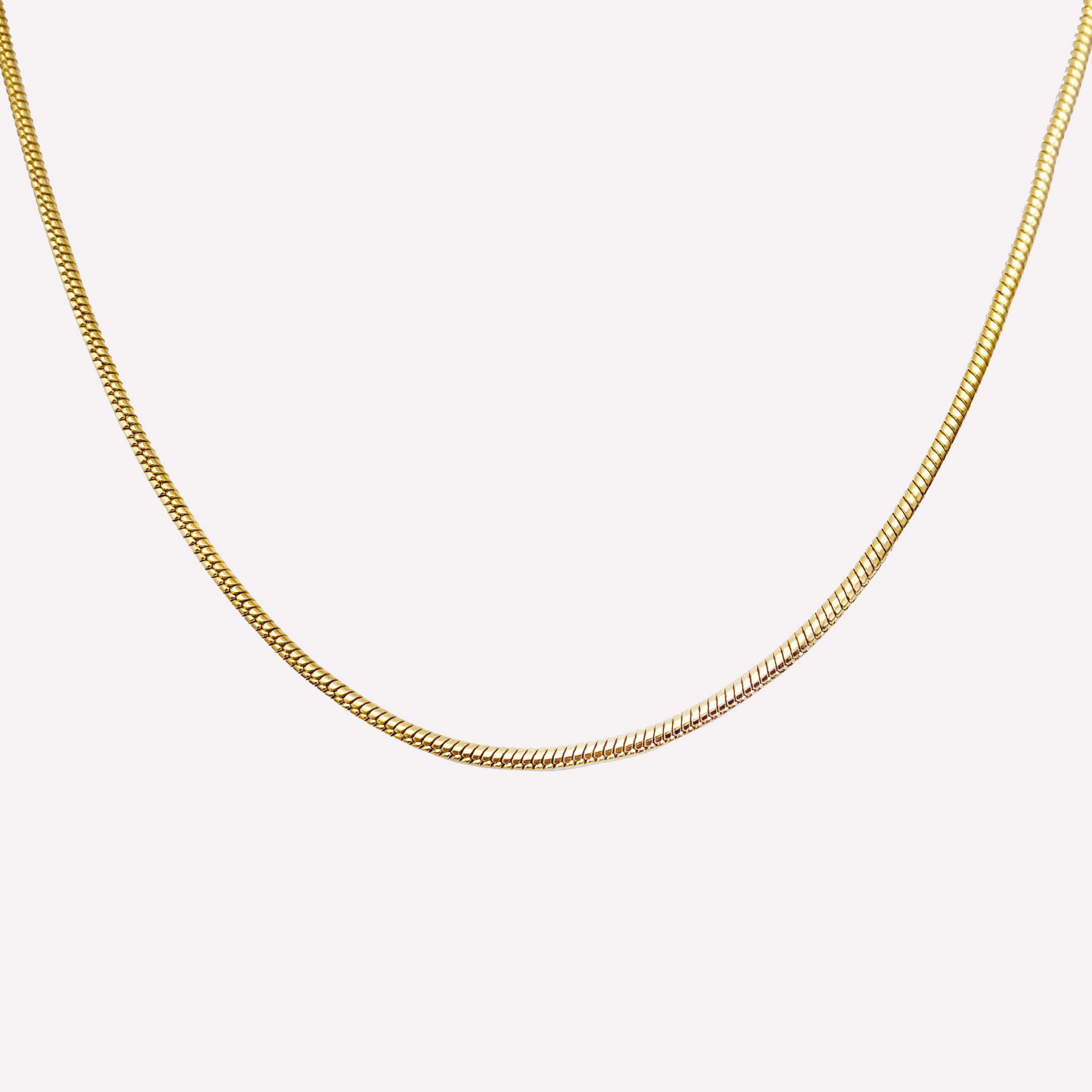 ROUND SNAKE CHAIN NECKLACE – atrenda